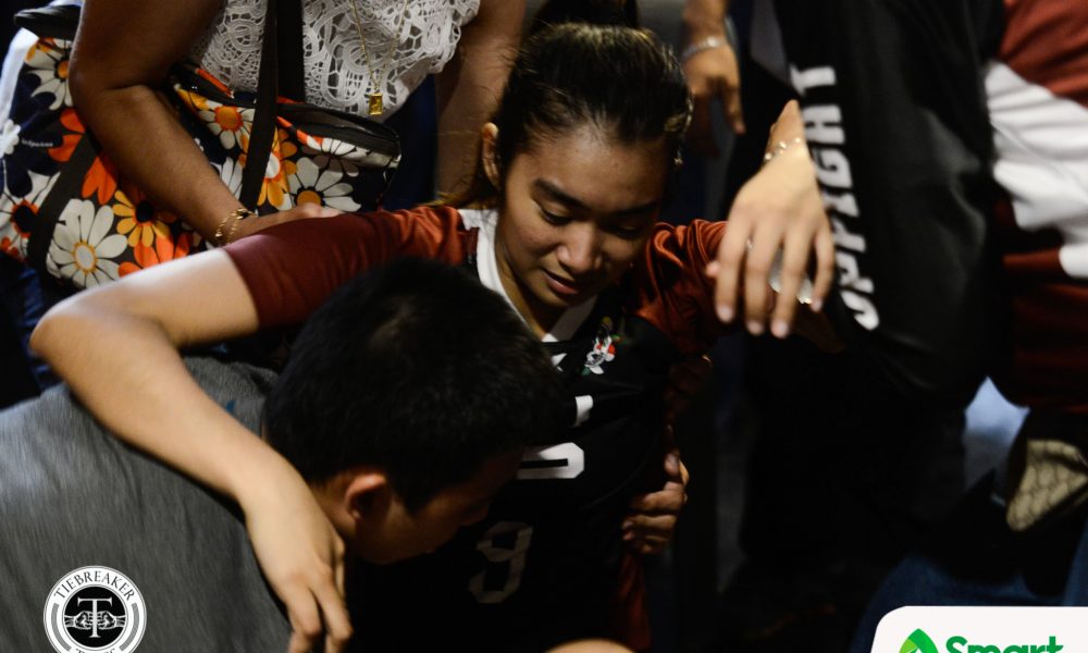 Jessma Ramos sprains right ankle against Ateneo