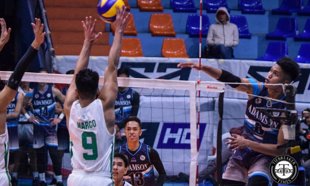 George Labang shines as Adamson Soaring Falcons dash La Salle for second win | Tiebreaker Times