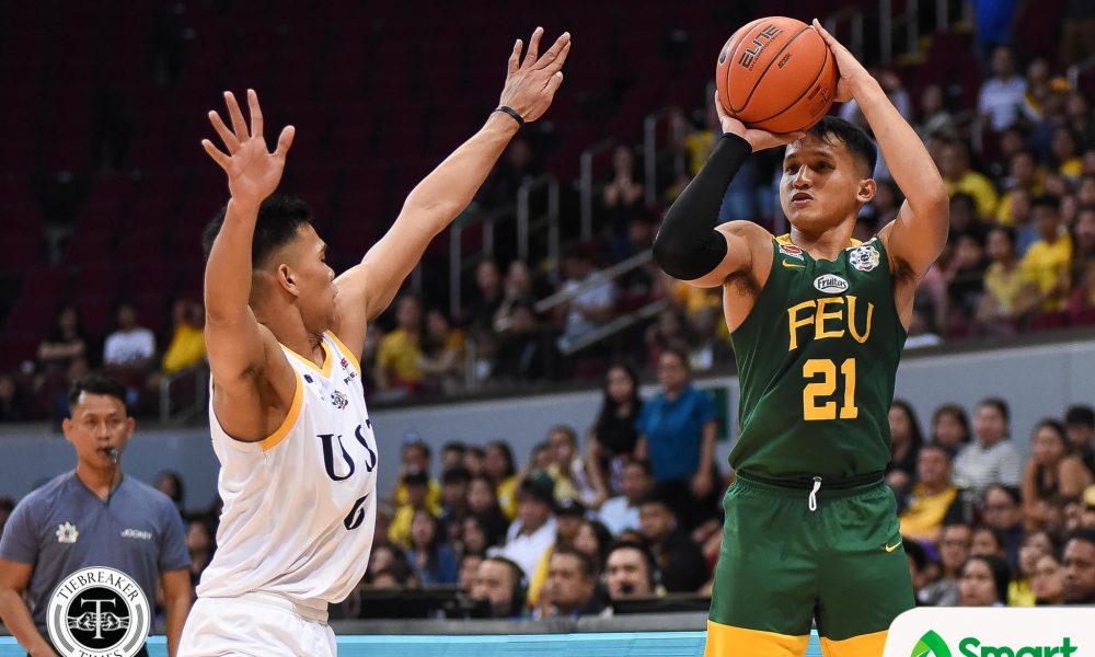 Alforque, Bienes make it rain on UST as FEU bounces back | Tiebreaker Times