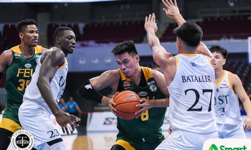 Alforque, Bienes make it rain on UST as FEU bounces back | Tiebreaker Times