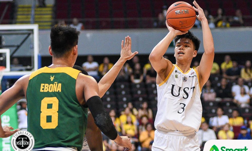 Alforque, Bienes make it rain on UST as FEU bounces back | Tiebreaker Times