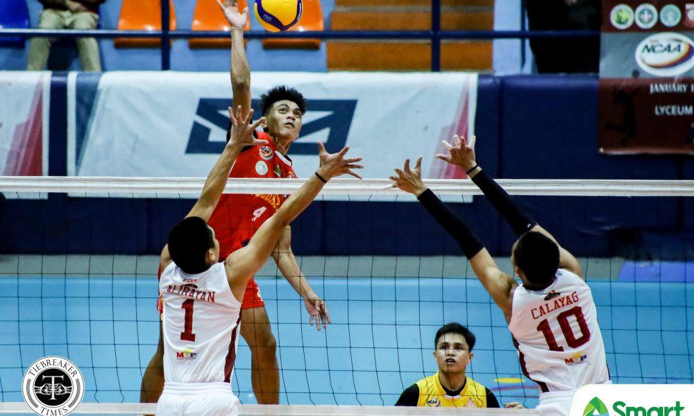 San Sebastian Golden Stags carve out first win in NCAA 95 at San Beda's ...