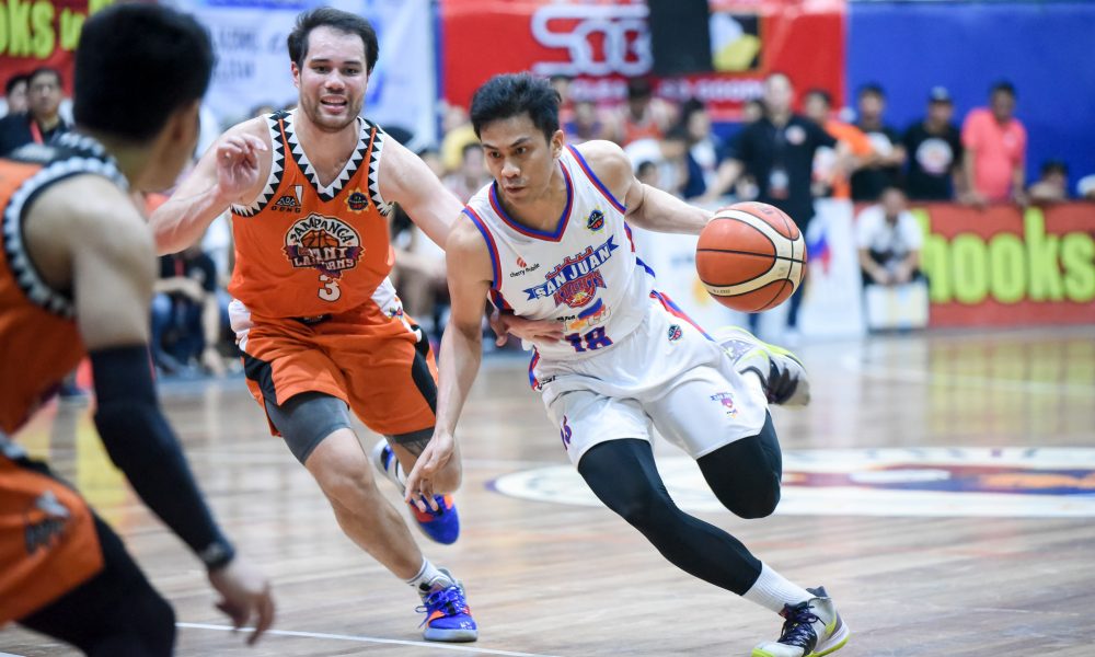 San Juan Knights show composure in heated meet vs Pampanga, advance to MPBL North Finals ...
