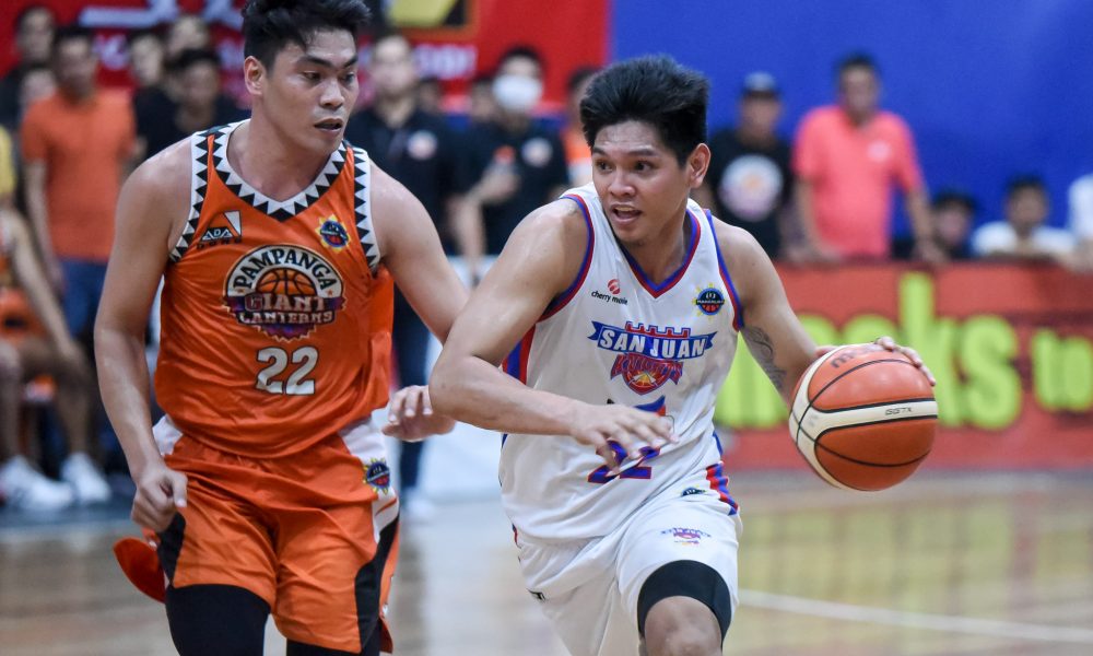 San Juan Knights show composure in heated meet vs Pampanga, advance to MPBL North Finals ...