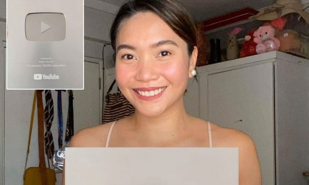Aby Maraño reaches another milestone, receives Silver Play Button