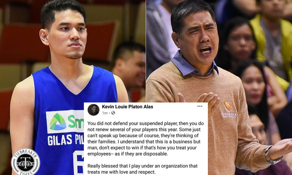 Kevin Alas blasts Phoenix management