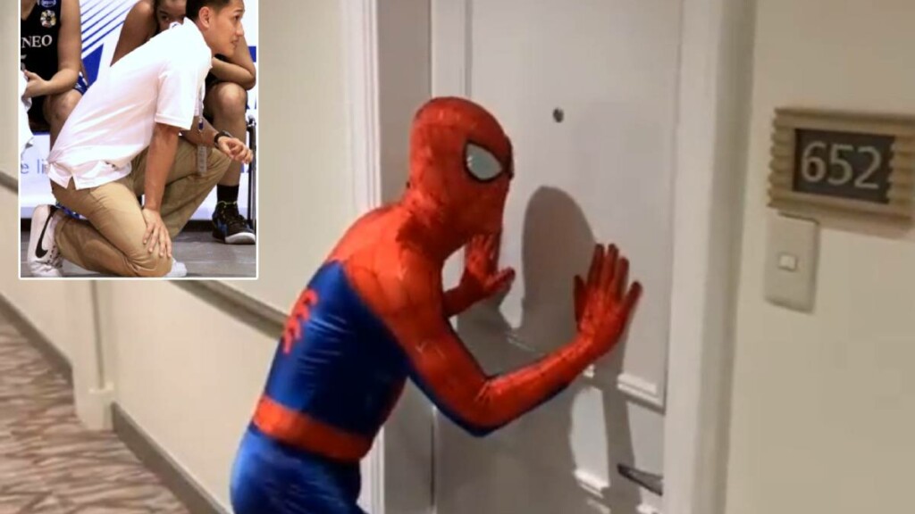 Yuri Escueta brings Spider-Man to PBA bubble