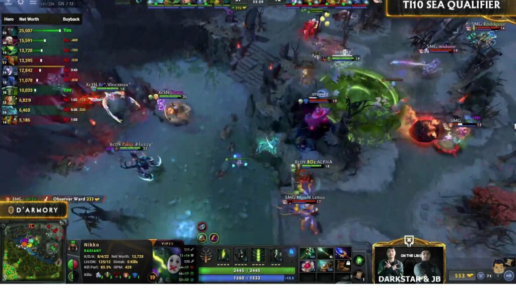 Palos, Yowe connive vs SMG as Execration climbs TI10 Qualifiers lower ...