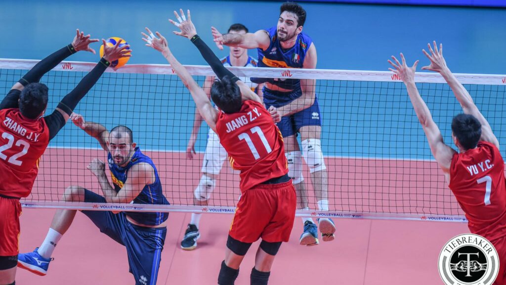 VNL: Daniele Lavia, Italy smash China to close out Manila leg