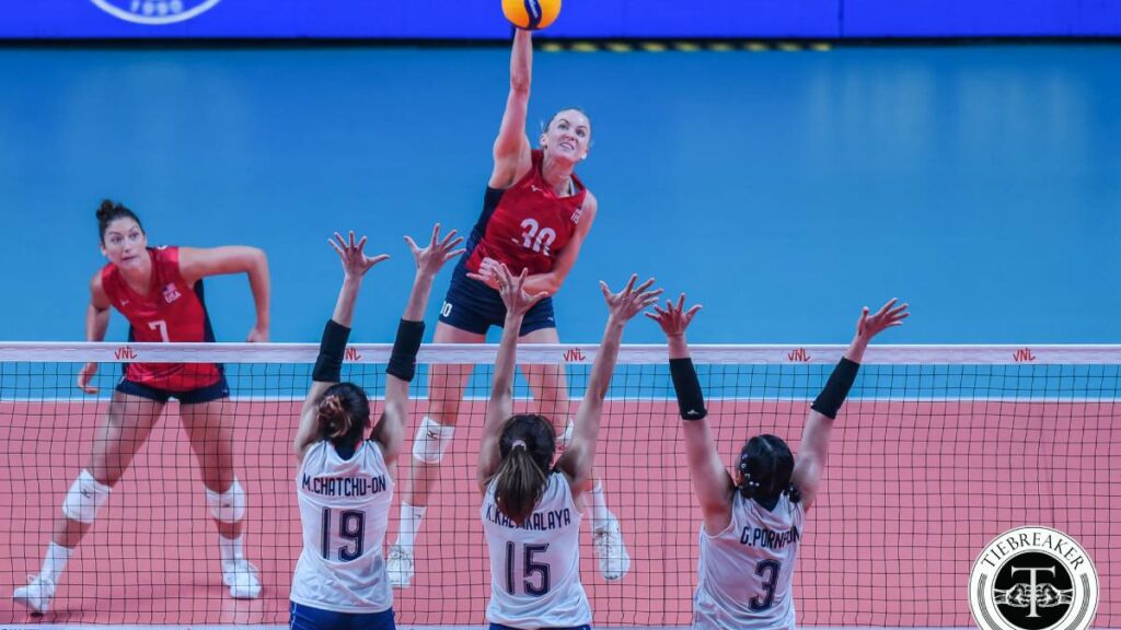 VNL: Frantti outduels Kongyot as USA captures fourth straight win