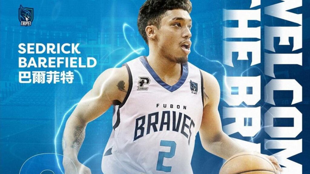 Sedrick Barefield signs with P.League+'s Taipei Fubon