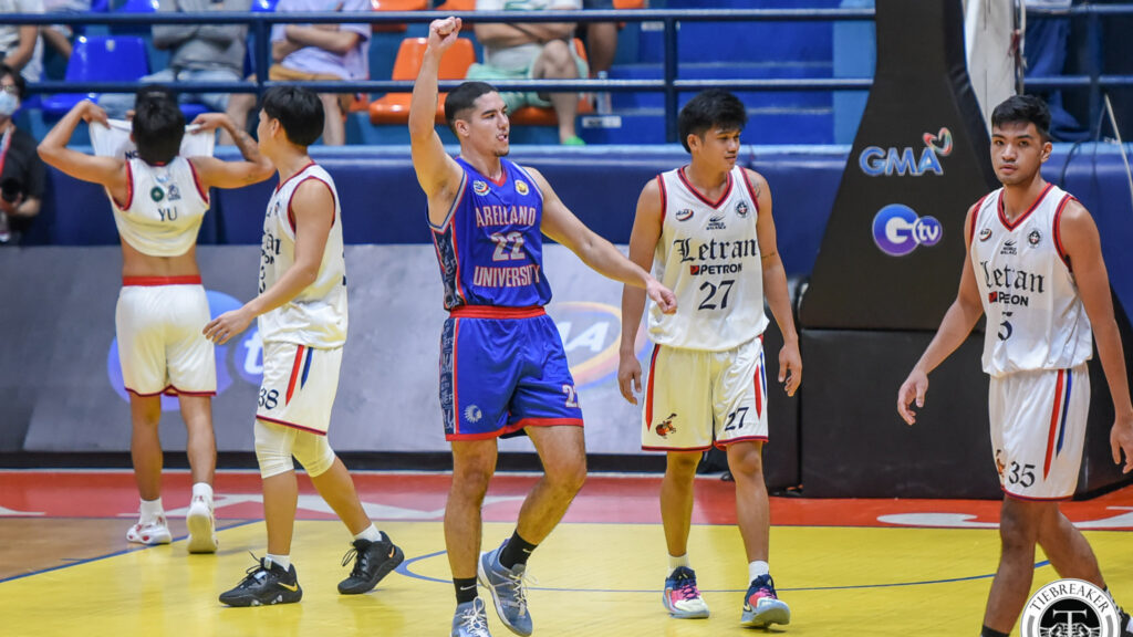 NCAA POW Flores embraces challege in being Arellano's rock