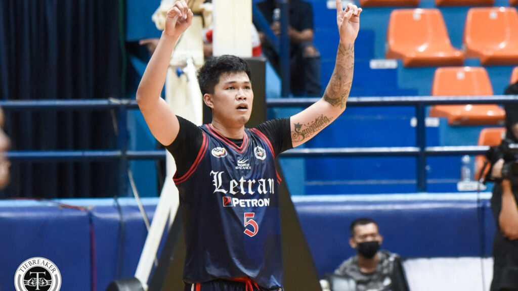 NCAA 98: Sangalang takes charge as Letran survives Perpetual for fifth win