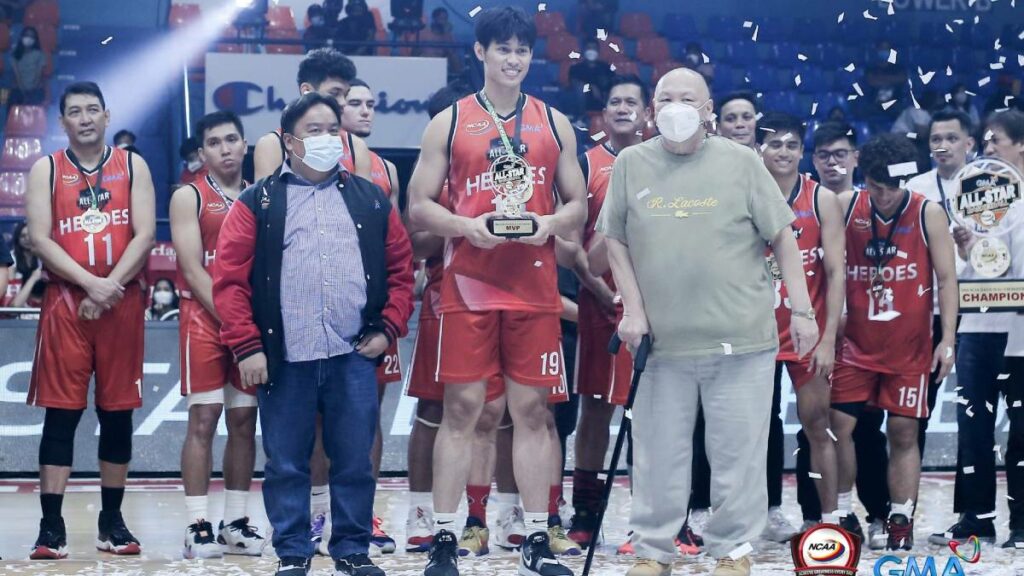 Nat Cosejo relishes playing alongside dad's idols during NCAA ASG