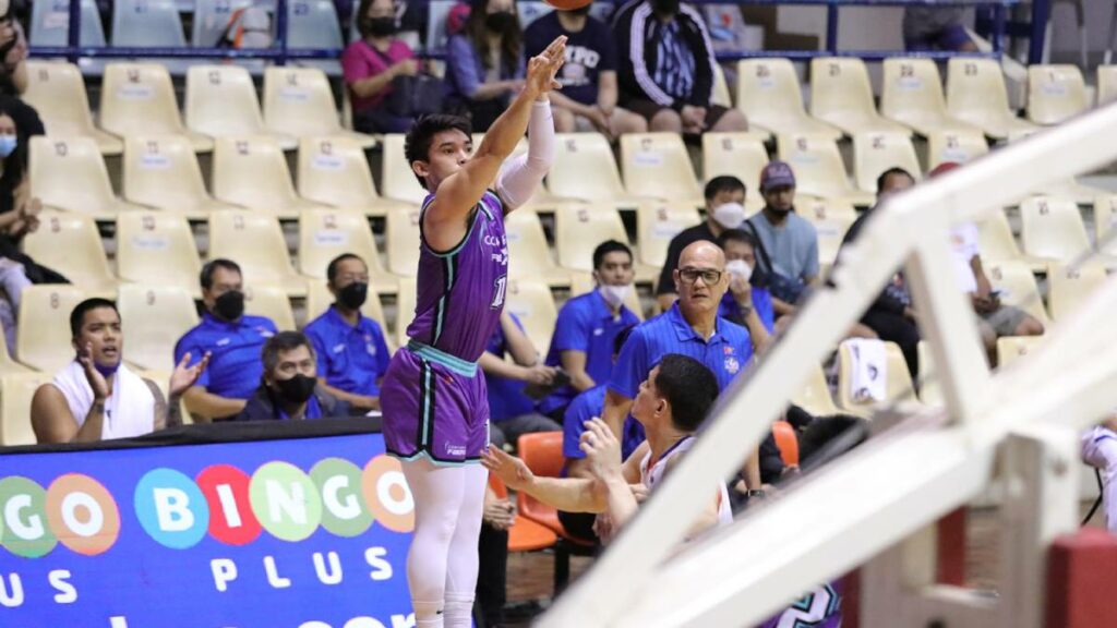 PBA POW Aljun Melecio catches fire for Converge