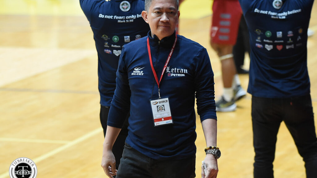 Tan sees Letran as underdogs vs Tiu's Benilde