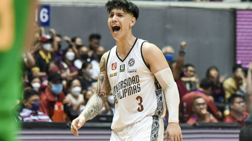 James Spencer makes sure to put on a show in front of mom