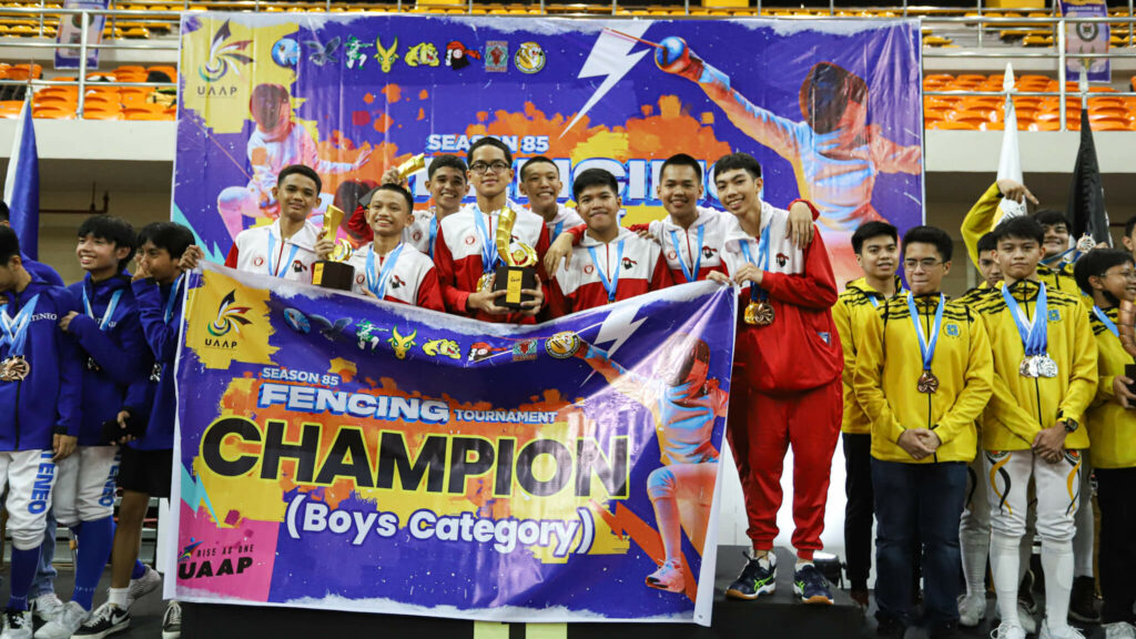 UE completes sweep of all four UAAP fencing divisions