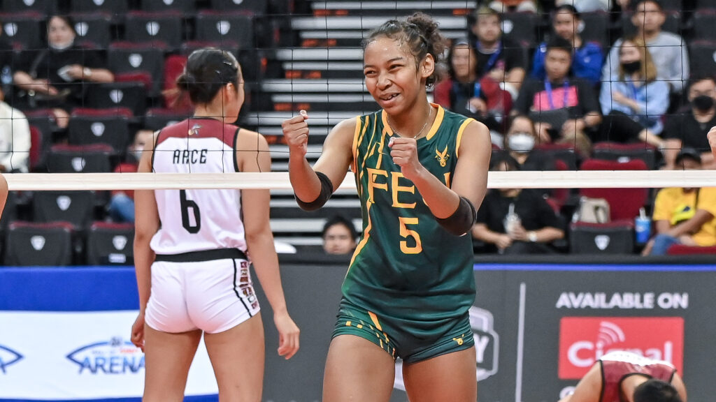 UAAP 85 WVB: Ubaldo, FEU dig deep, end 11-game skid at UP's expense