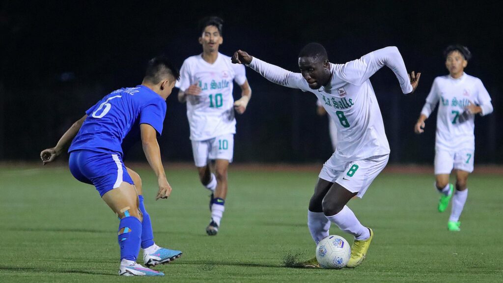 Isaac Anoh's perseverance pays off with breakthrough goal for La Salle