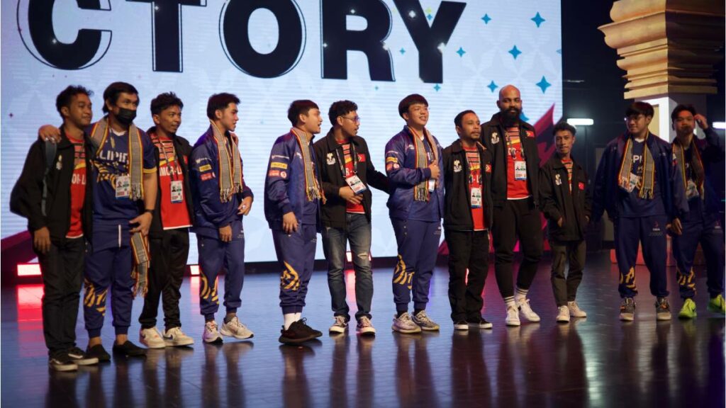 Timor Leste gifts Sibol Men's ML with honorary scarves