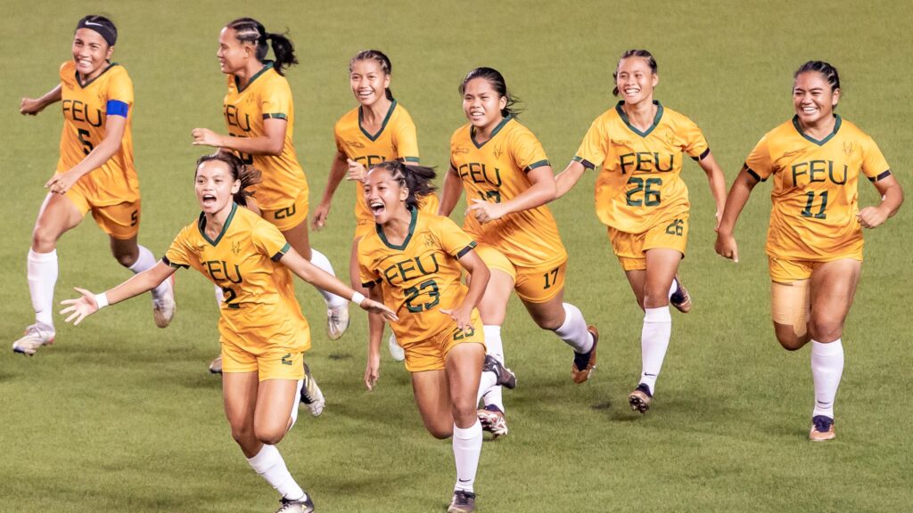 Regine Rebosura's extra time goal dethrones DLSU, gives FEU UAAP ...