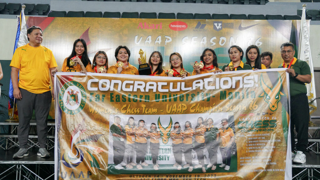 FEU reclaims UAAP women's chess crown after 4 years