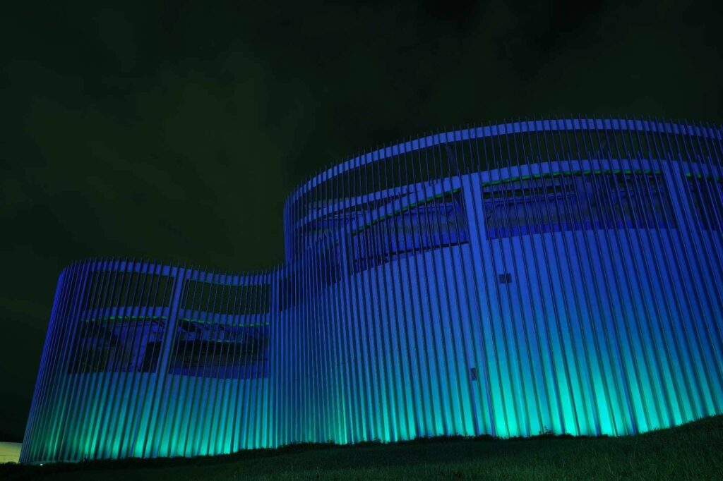 Ateneo's Church of the Gesù, Areté illuminate in green to celebrate ...