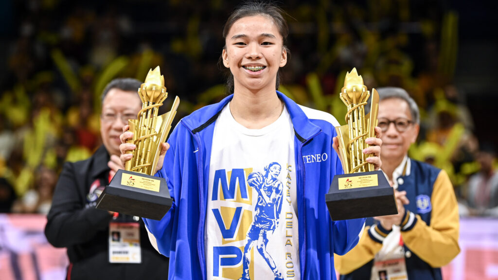 Kacey Dela Rosa becomes first Atenean to win UAAP Women's MVP since ...