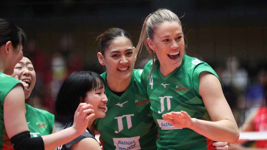 Jaja Santiago joins Japan Women's National Volleyball Team training camp