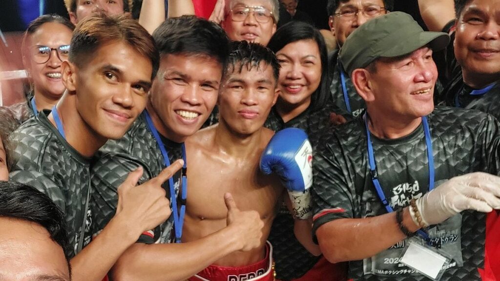 Pedro Taduran wins IBF world title back with TKO win over Ginjiro Shigeoka