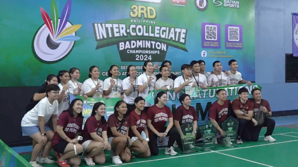 UP clinches third straight PBad Intercoll title