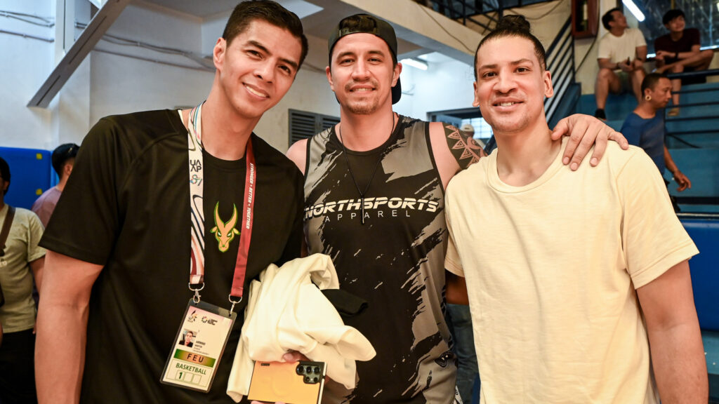 Arwind Santos mentors ex-teammates' sons at FEU-Diliman