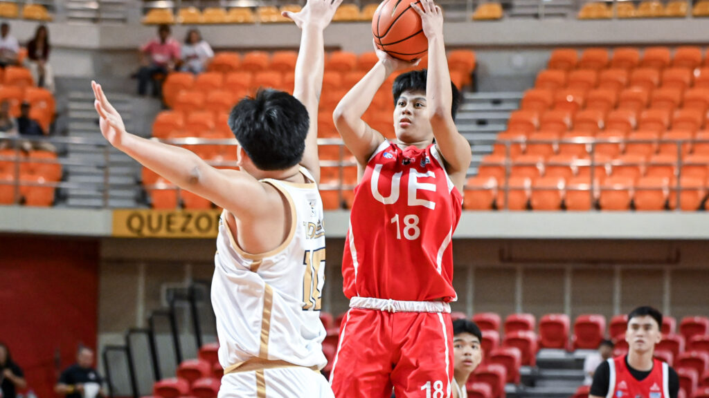 UAAP Juniors Basketball: Gab Delos Reyes powers UE past NUNS, secures ...