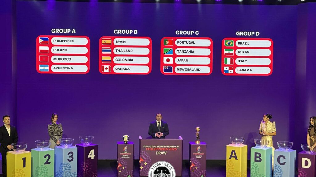 Philippines draws Argentina, Poland, Morocco in Group A of Futsal Women ...