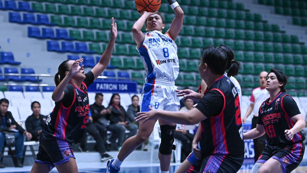 San Juan-DN Steel crushes RK Hoops-QC by 57, seizes solo lead in WMPBL