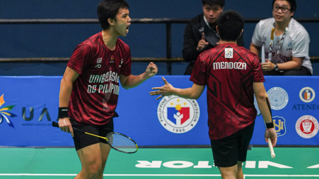 UP dethrones NU, sets first-ever UAAP Men's Badminton Final clash vs Ateneo