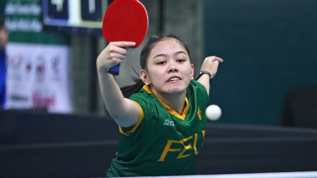 Gabisay tows FEU, Tormis powers UST to 6-0 starts in UAAP Table Tennis