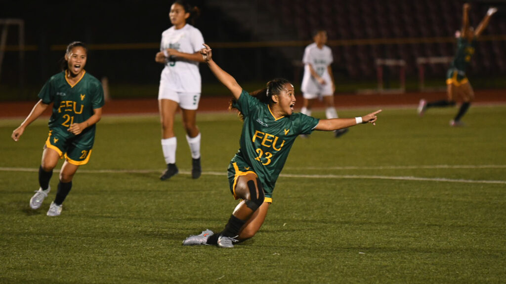 Cristobal’s brace keeps UAAP Women’s Football Final race alive as FEU ...