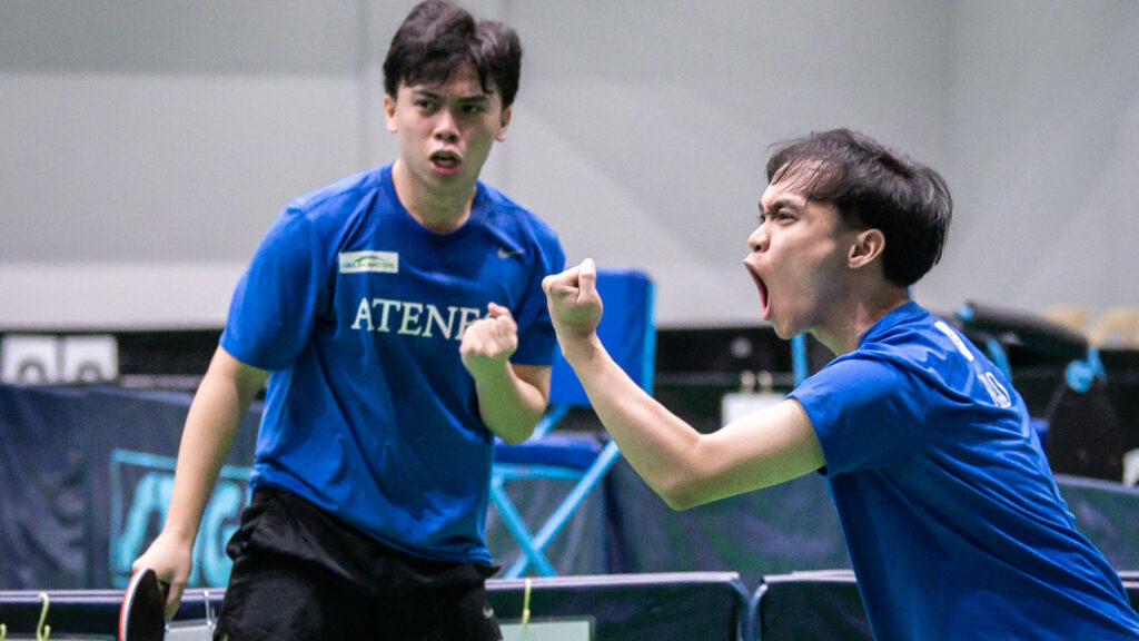 Wrency Abad leads Ateneo to fourth straight UAAP Men's Table Tennis Finals