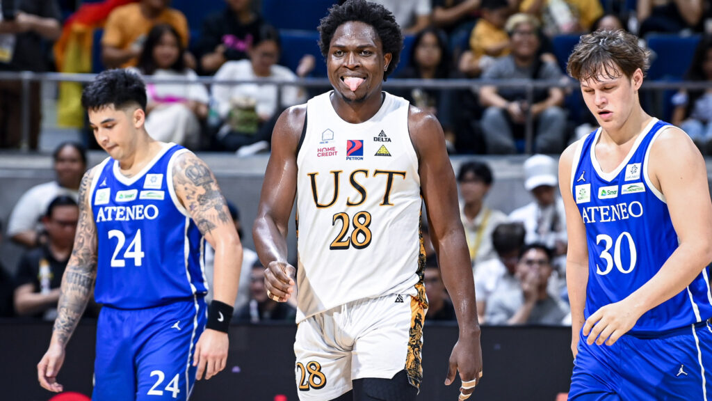 Collins Akowe commands as UST downs Ateneo, moves to solo third in UAAP ...